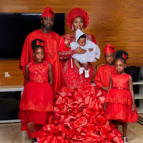 The Okojies Are Giving Us The Cutest Matching Family Moments | BellaNaija