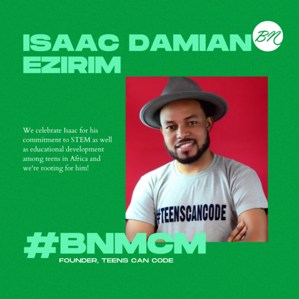 Isaac Damian Ezirim of Teens Can Code is Our #BellaNaijaMCM This Week ...