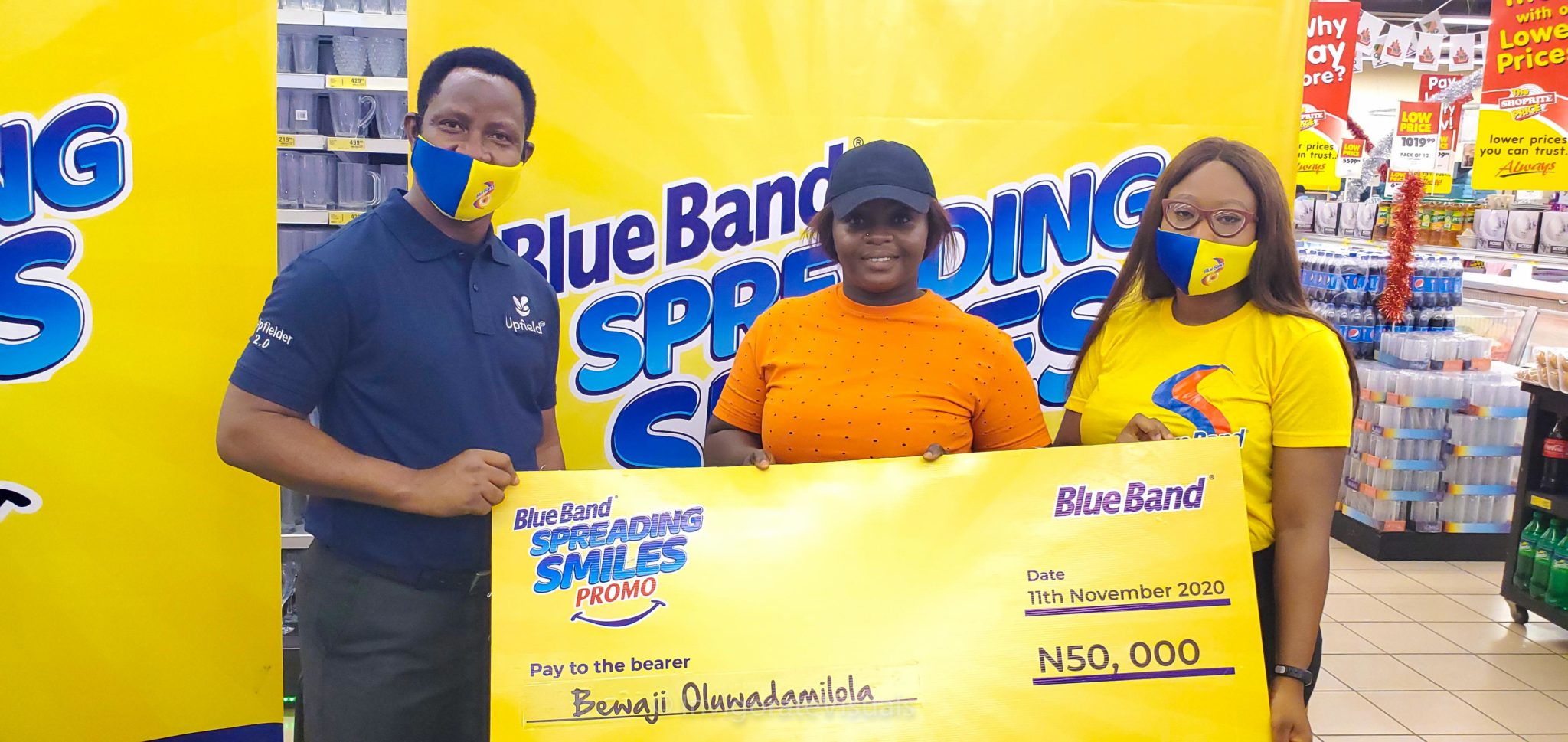 Blue Band indeed put Smiles on the Faces of 100 Families with the ...