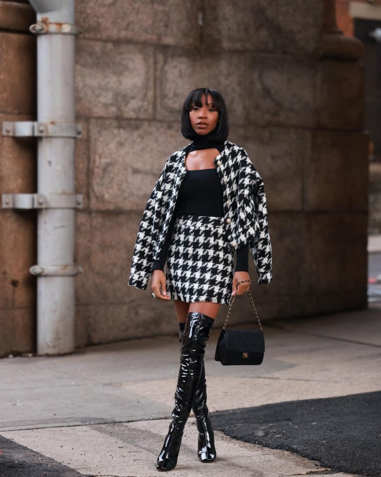 We’re Pretty Sure This Iconic Houndstooth Trend Will Never Go Out Of ...