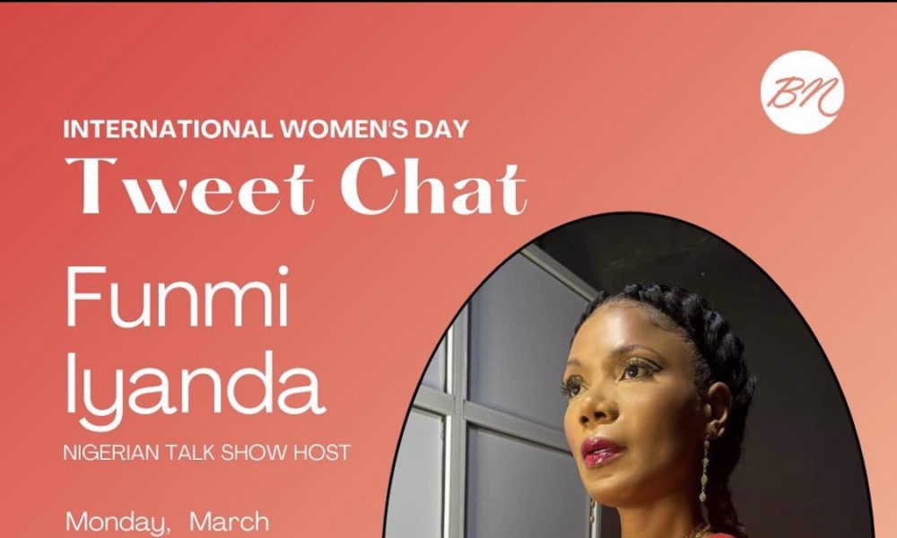 Here's why Funmi Iyanda feels it's important more women take up space in the media industry ...