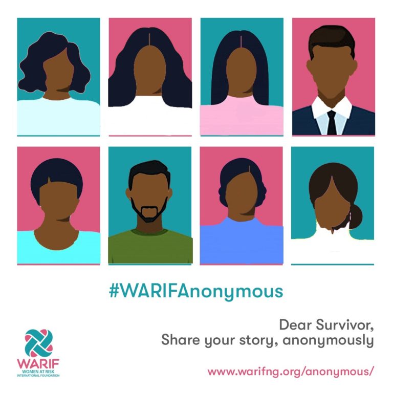 WARIF Introduces #WARIFAnonymous... Survivors Can Now Share their ...