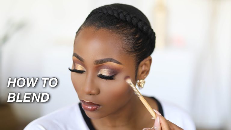 Blend Eyeshadow Perfectly with Dimma Umeh's Beginner Friendly Makeup Tutorial | BellaNaija