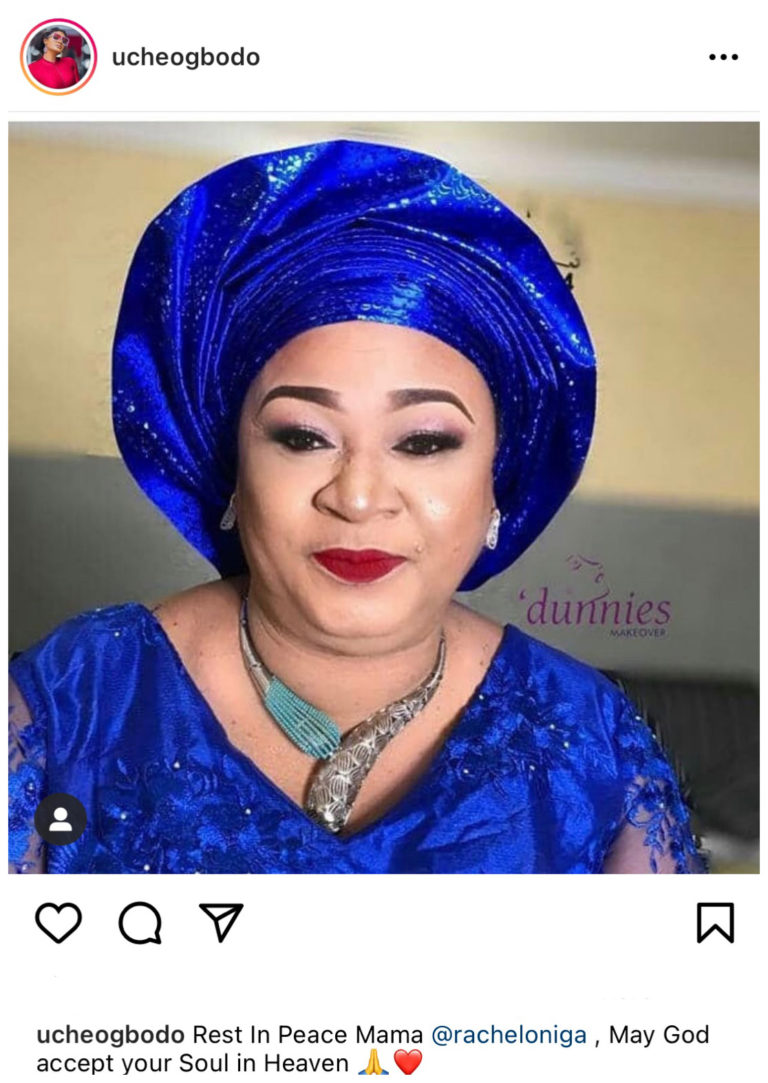 Rachel Oniga's Family Confirms Her Passing | BellaNaija