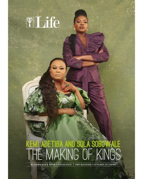 Sola Sobowale & Kemi Adetiba talk "King of Boys: Return of the King" as they cover Guardian Life ...