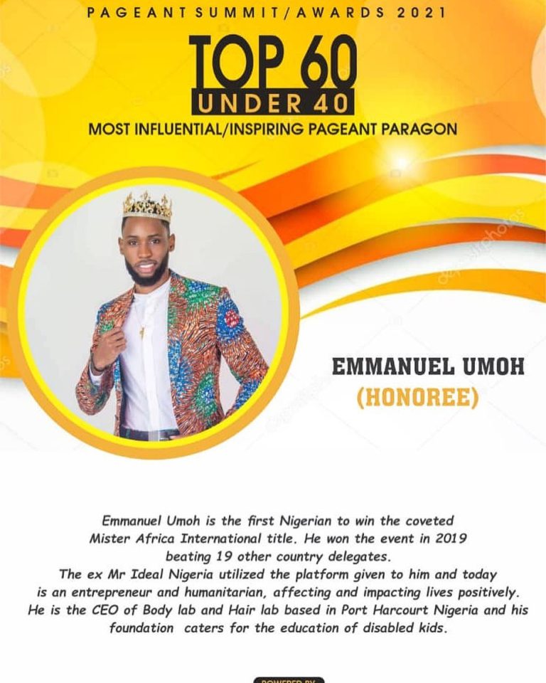 Life Before #BBNaija: Emmanuel's Pageant Wins, Runway Moments, Awards ...