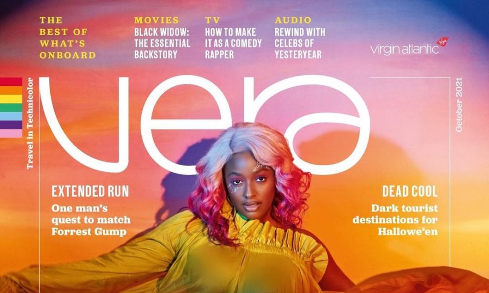 Cuppy is the Cover Star on Virgin Atlantic's In-Flight Magazine's ...