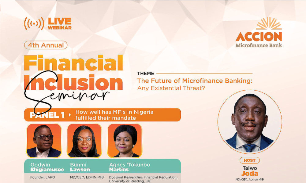 Accion Microfinance Bank is set to hold its 4th Financial Inclusion ...