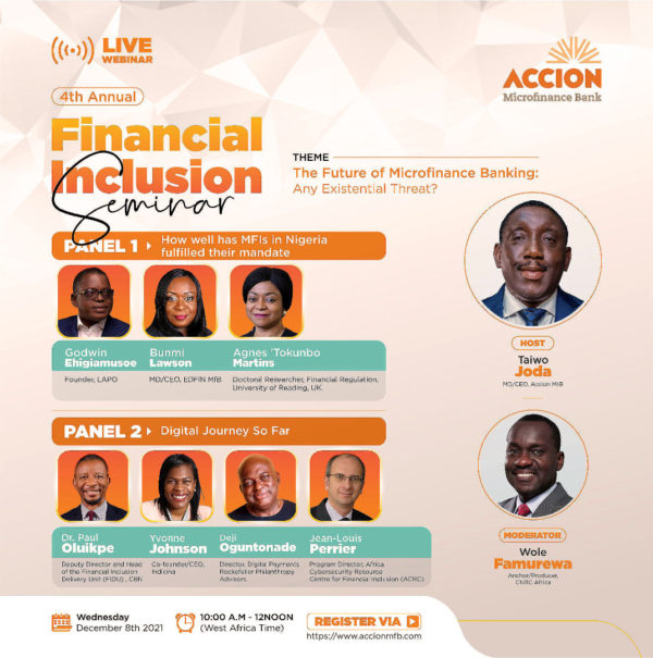 Accion Microfinance Bank is set to hold its 4th Financial Inclusion ...