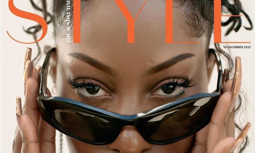 Stunning! Tems is the Cover Girl on the Latest The Sunday Times Style ...