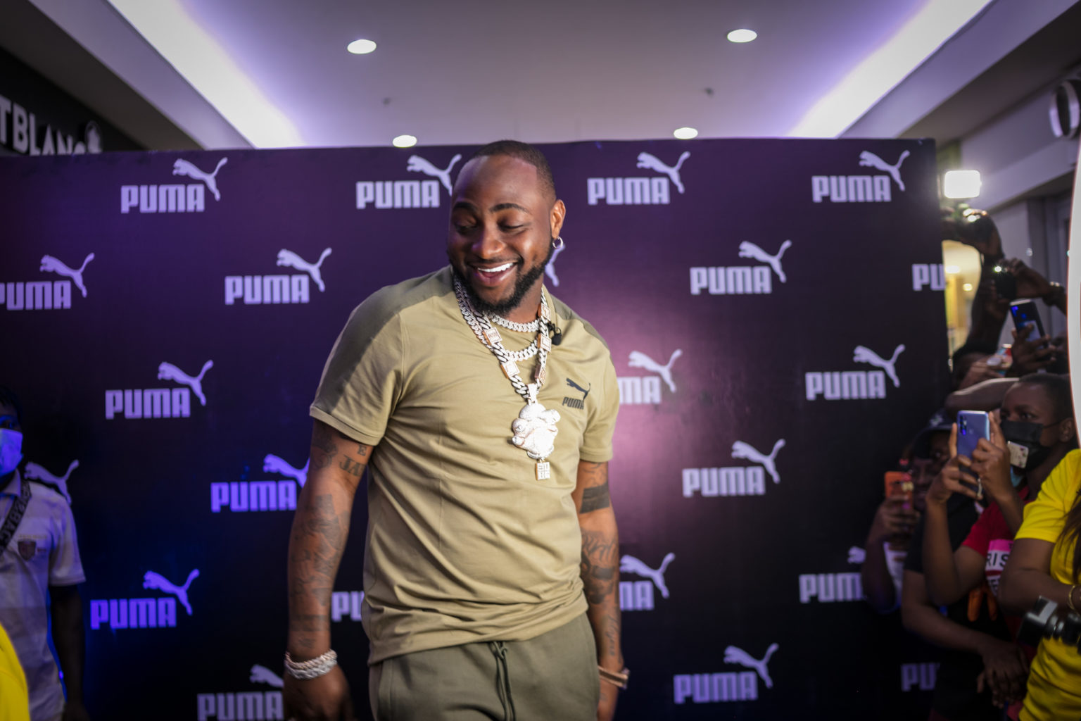 PUMA hosted Davido to a Meet & Greet Event at The Palms Mall, Lekki ...