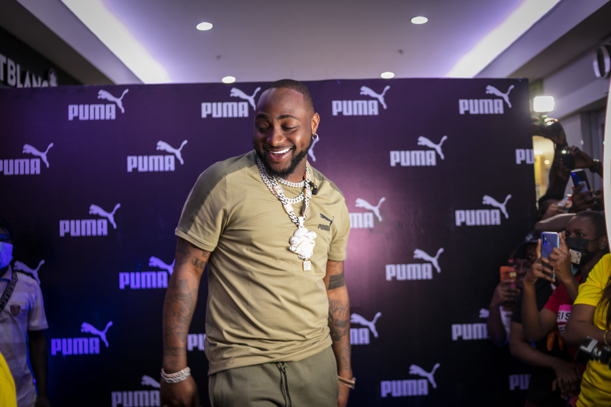 PUMA hosted Davido to a Meet & Greet Event at The Palms Mall, Lekki ...