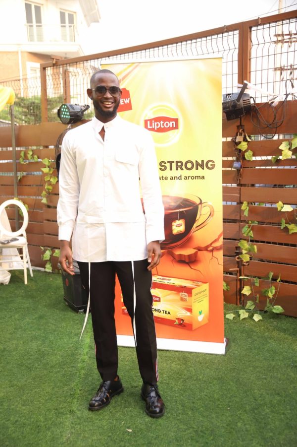 Toke Makinwa, Denola Grey, Taymesan, spotted at the New Lipton Extra ...