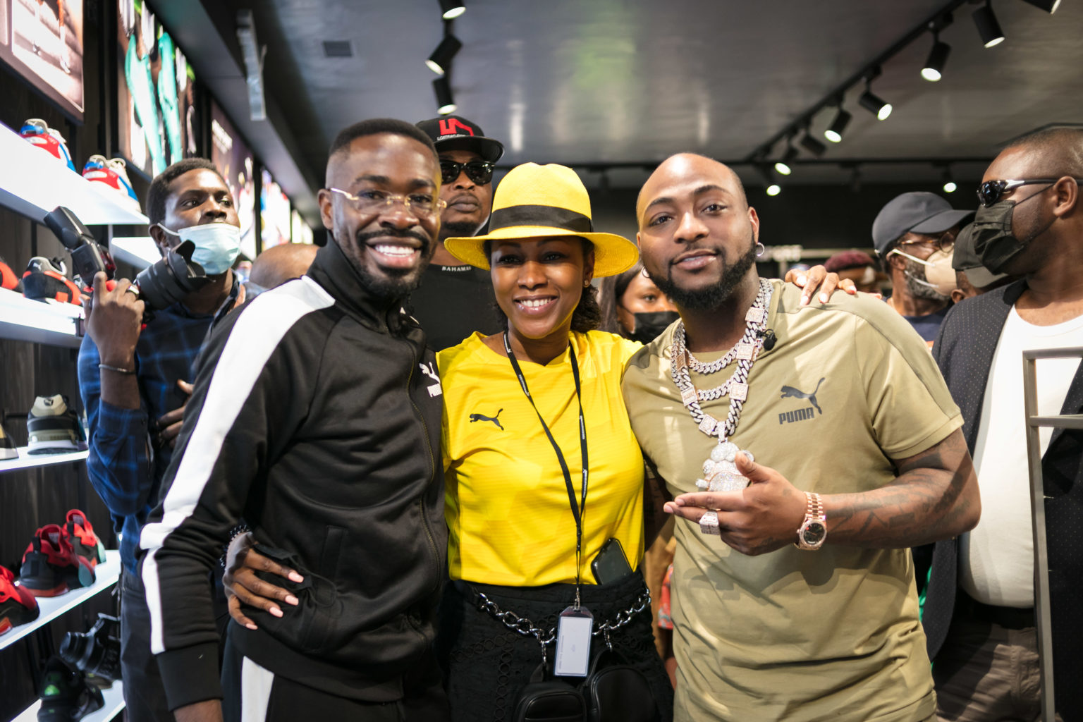 PUMA hosted Davido to a Meet & Greet Event at The Palms Mall, Lekki ...