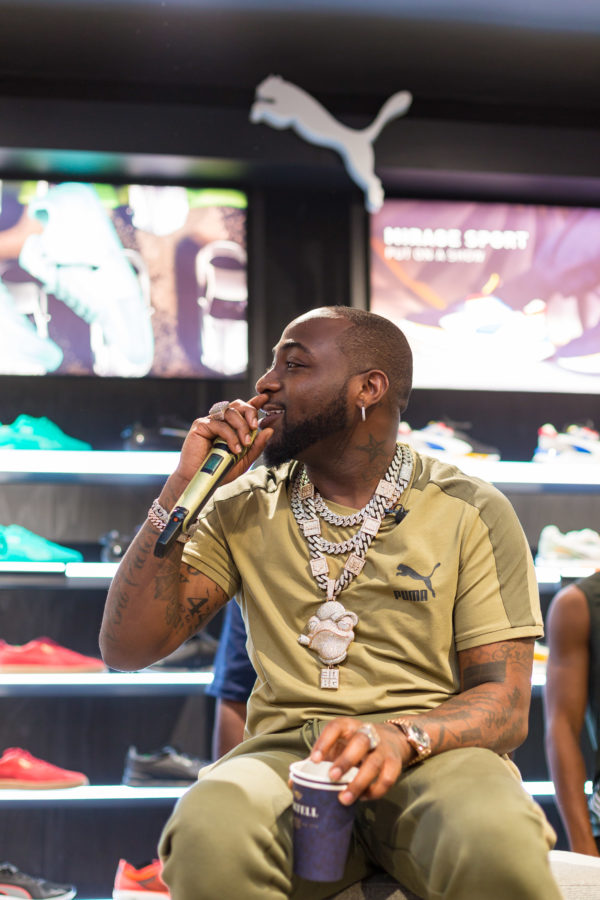 PUMA hosted Davido to a Meet & Greet Event at The Palms Mall, Lekki ...