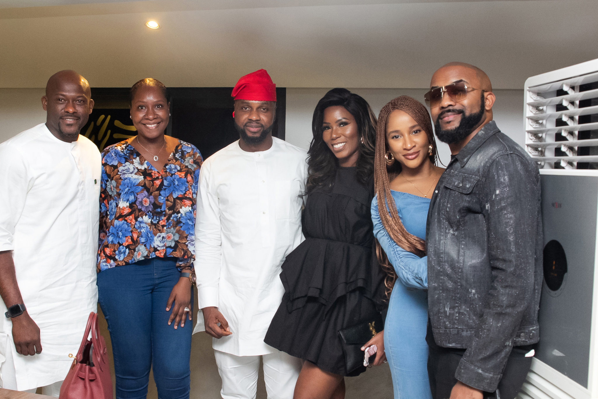 Shaffy Bello hosts Banky W, Jide Obanikoro, Osas Ighodaro, and friends ...