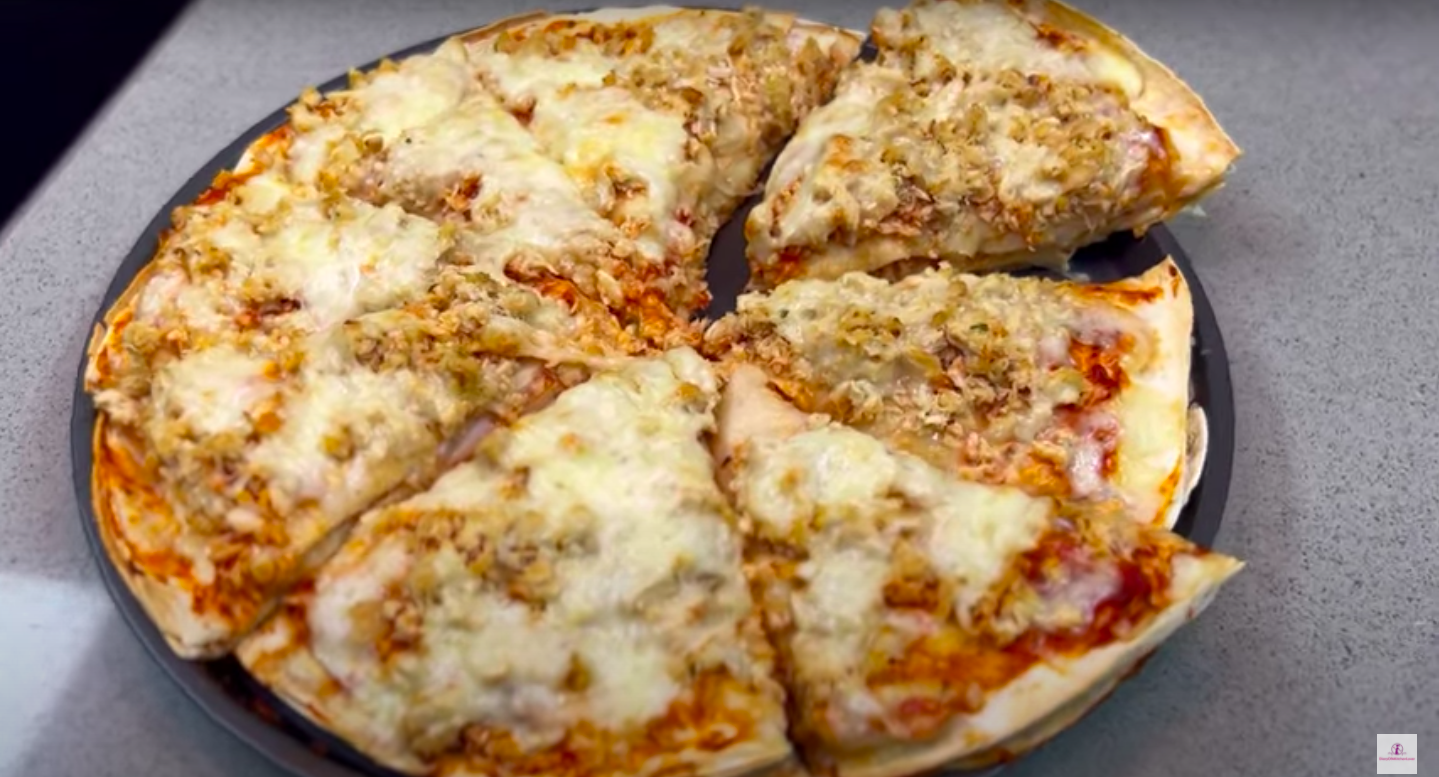 Forget Eating Out: This Homemade Pizza with Tortilla Wrap Recipe by ...