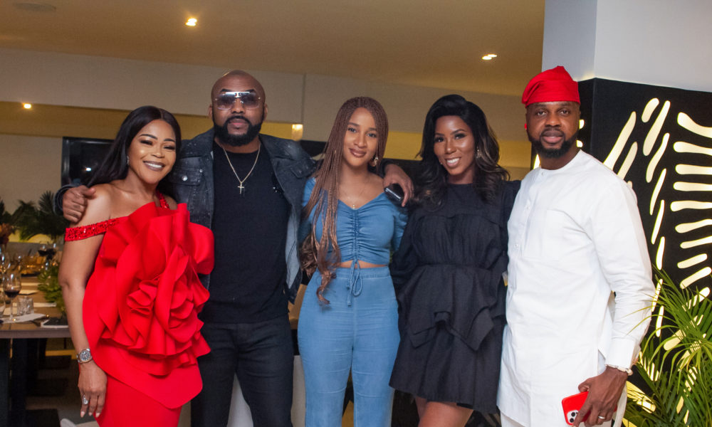 Shaffy Bello hosts Banky W, Jide Obanikoro, Osas Ighodaro, and friends to a private food tasting ...