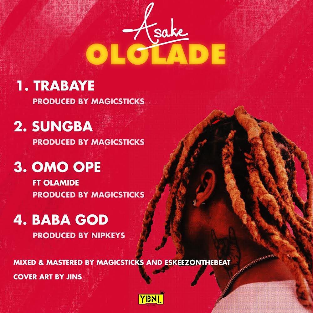 New EP: Asake - Ololade | BellaNaija