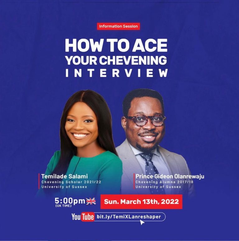 Join Temilade Salami and Gideon Olanrewaju for this Info Session on ...