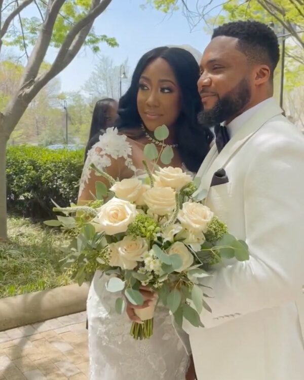 Beautiful Highlights from Tim Godfrey & Erica Katrina's White Wedding ...