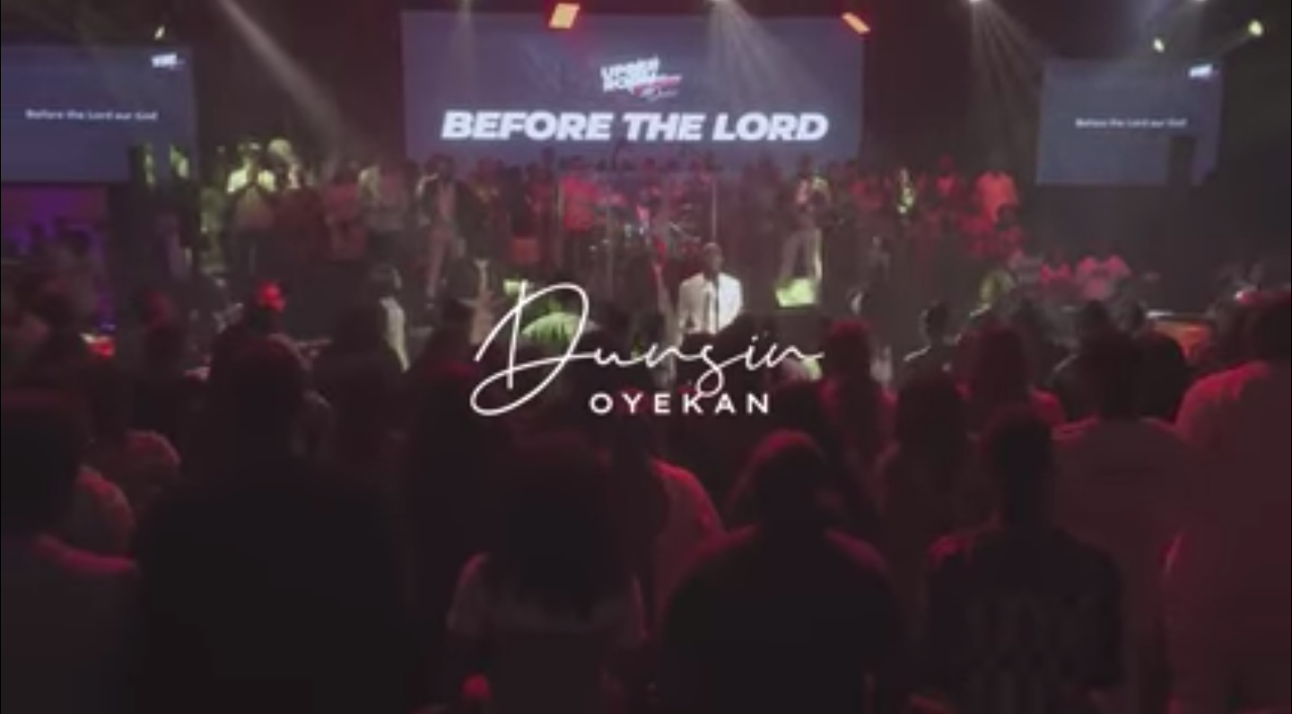 New Video: Dunsin Oyekan - Before the Lord Our God | BellaNaija