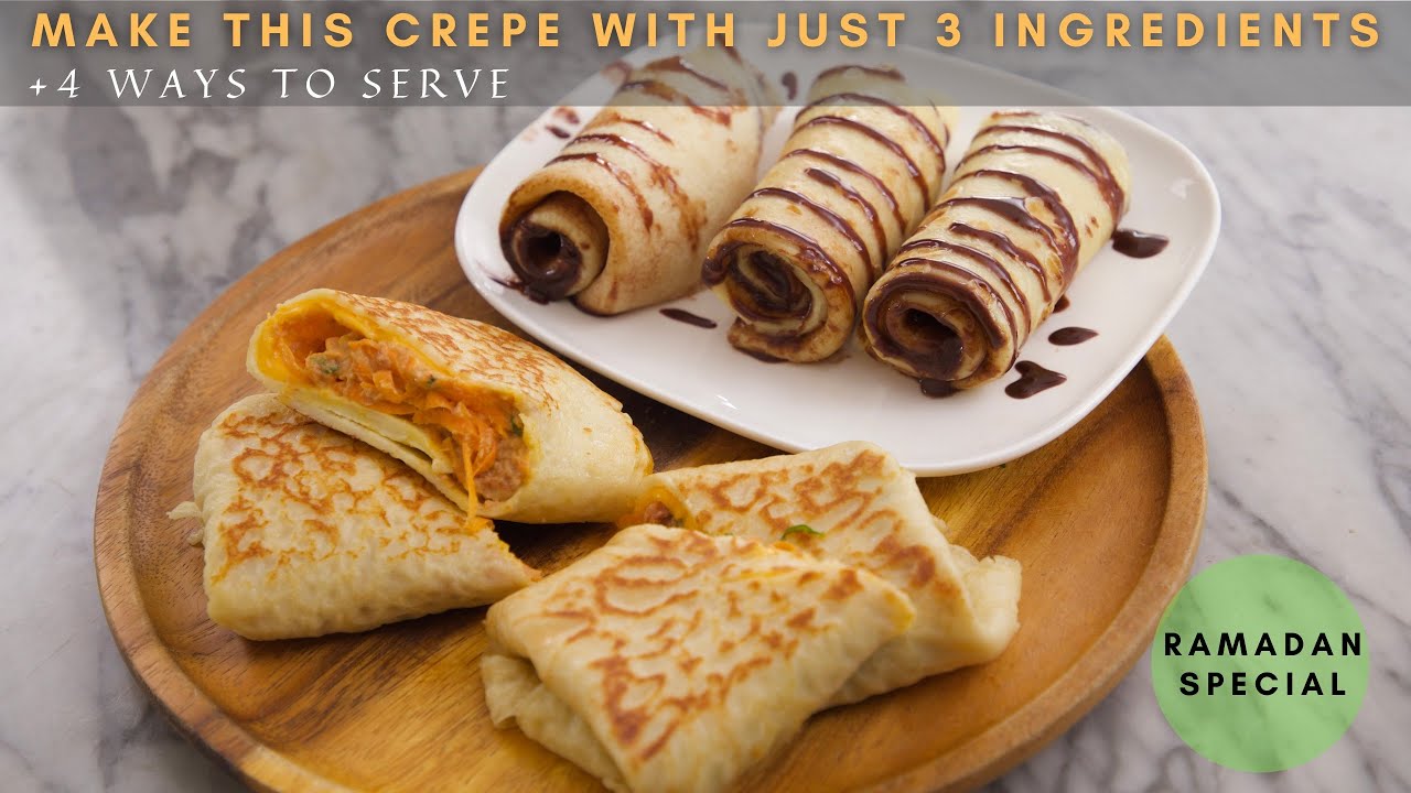 How to make crêpe with just 3 ingredients + 4 ways to serve it | BellaNaija