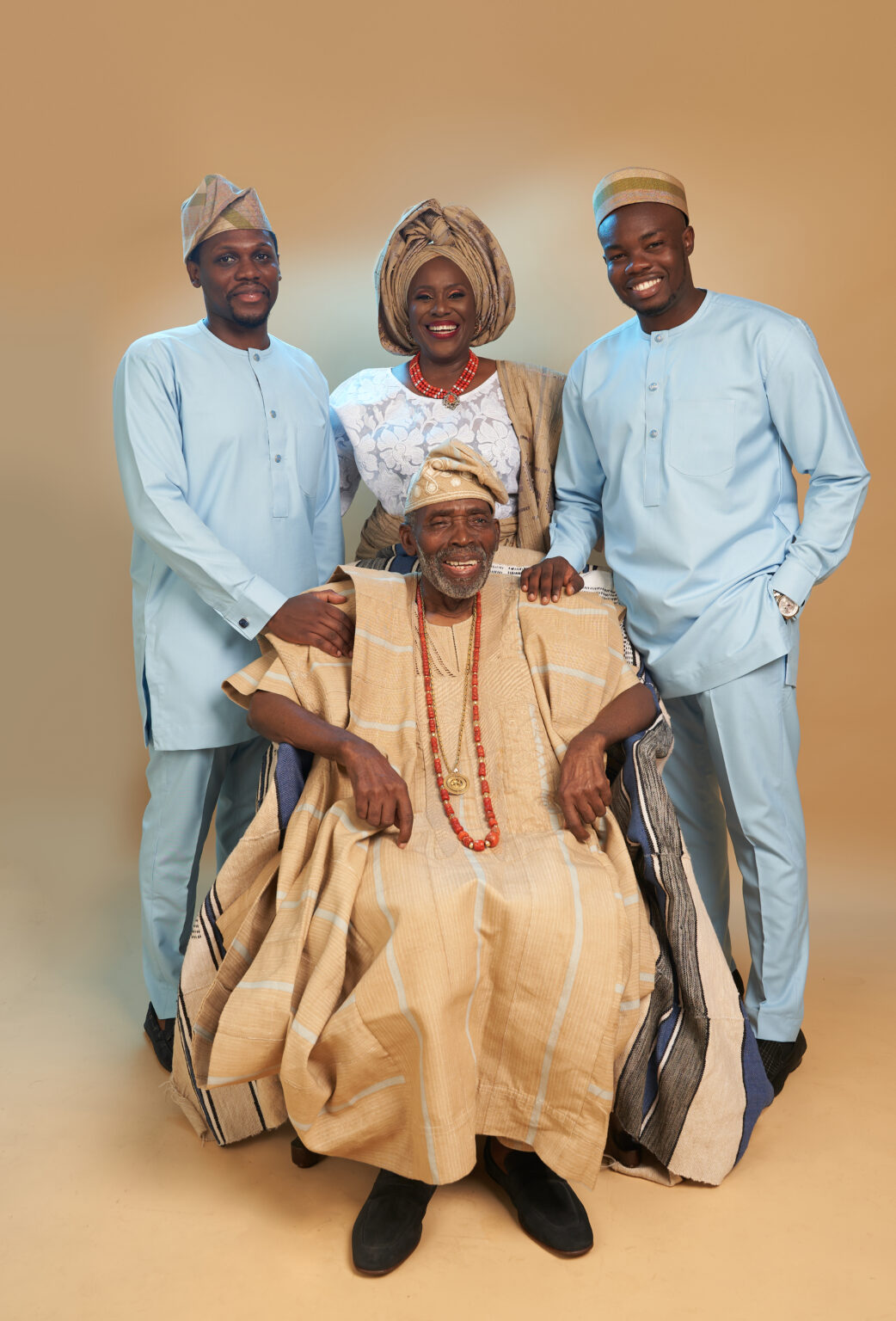 Olu Jacobs & Joke Silva's Beautiful Family Portrait Will Give You All ...