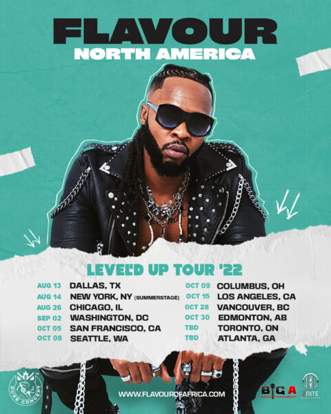 Flavour Announces Dates for his North America Level'd Up Tour | Kicks ...