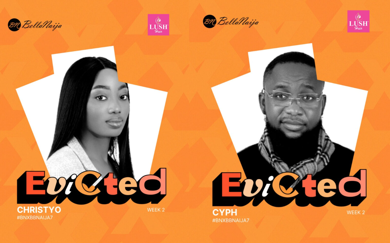 #BNxBBNaija7: Christy O & Cyph Evicted from the #BBNaijaLevelUp House ...