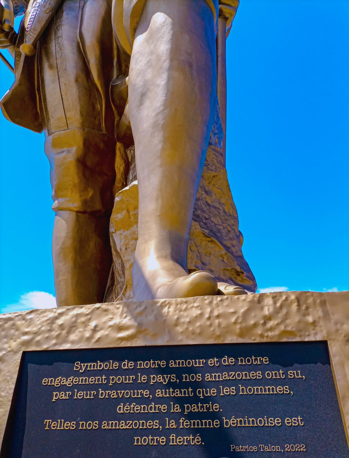 Benin's 30m-tall "Amazon" statue honours the women warriors of Dahomey ...