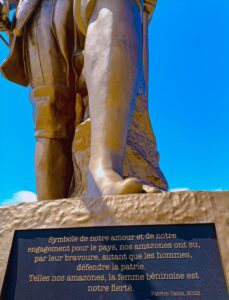 Benin's 30m-tall "Amazon" statue honours the women warriors of Dahomey ...