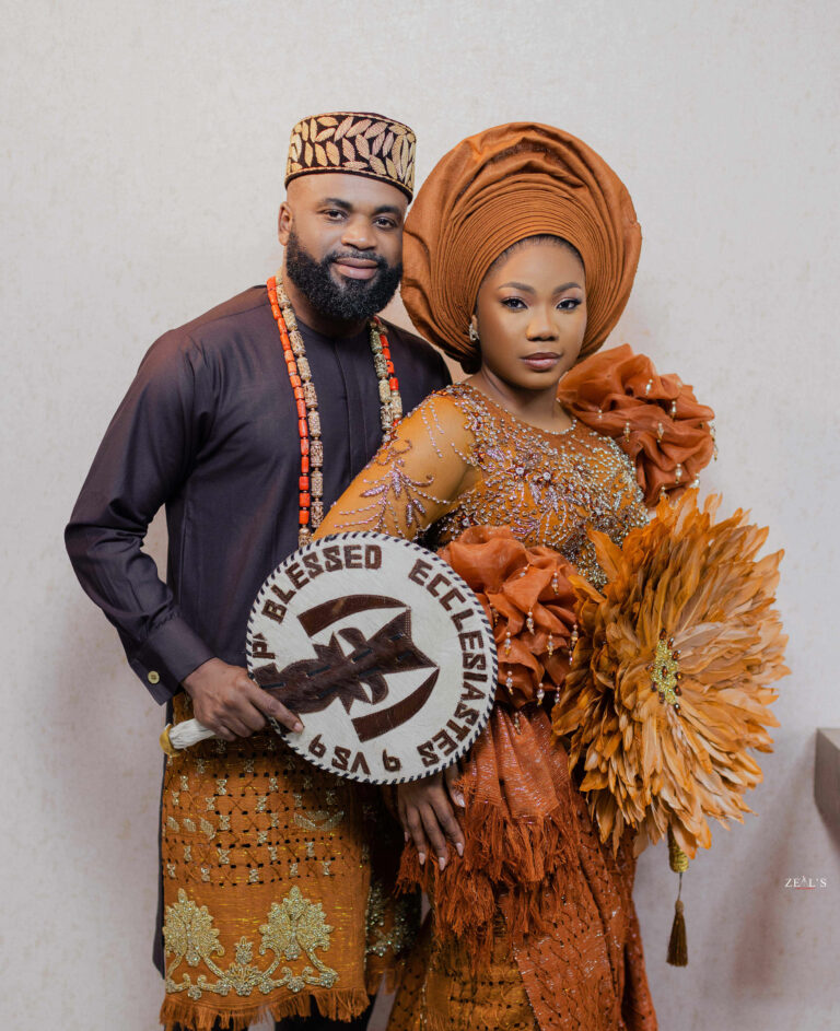 Mercy Chinwo & Pastor Blessed's Traditional Wedding Was All Shades of ...