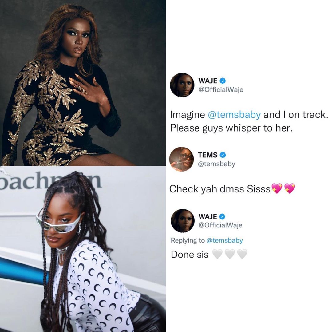 A Tems & Waje Collabo? Yes, Please | BellaNaija