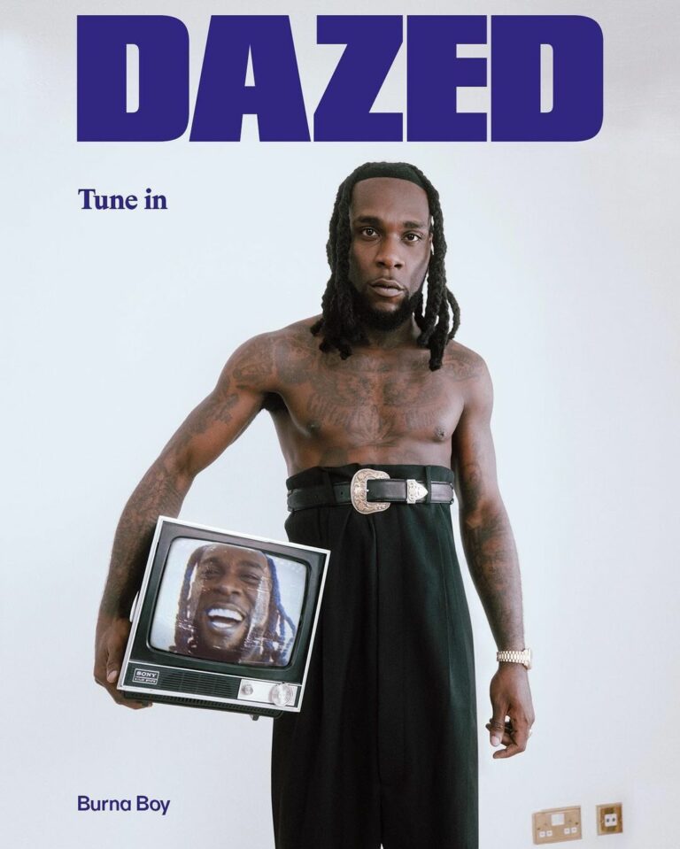 Burna Boy Fronts the Autumn 2022 Issue of Dazed Magazine | BellaNaija