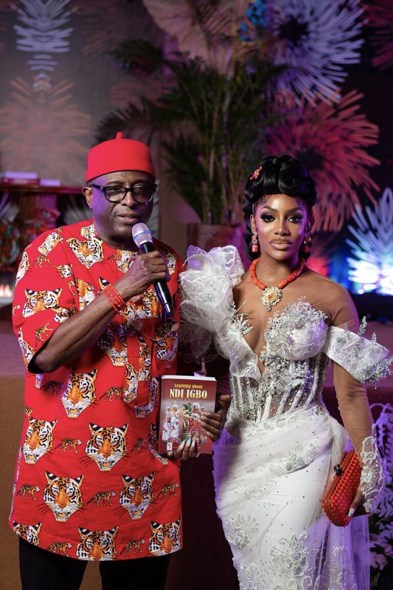 Chioma Good Hair Marks Her Father's Book Launch With A Must-See Igbo ...