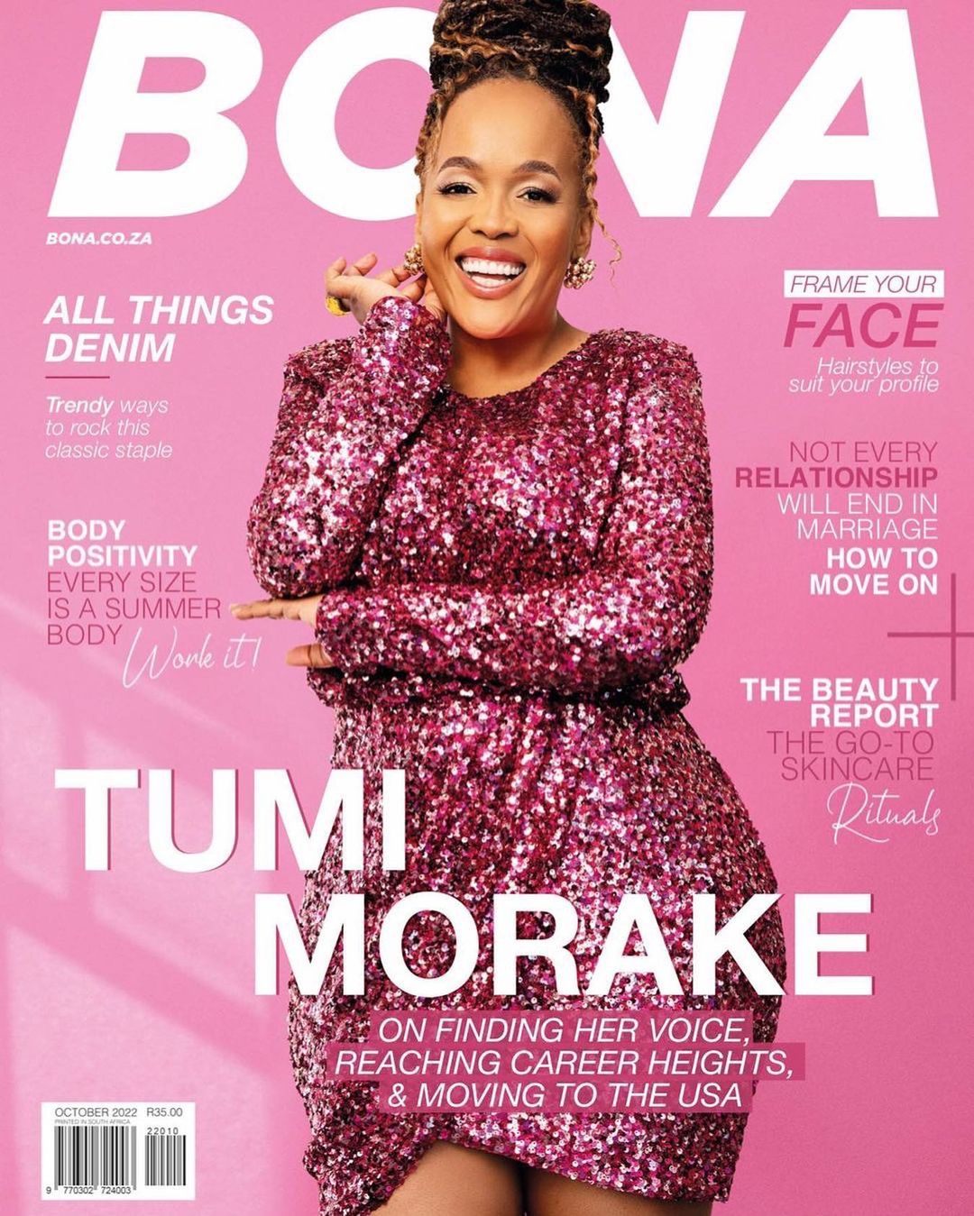 Tumi Morake is the Latest Cover Star for Bona Magazine’s October Issue ...