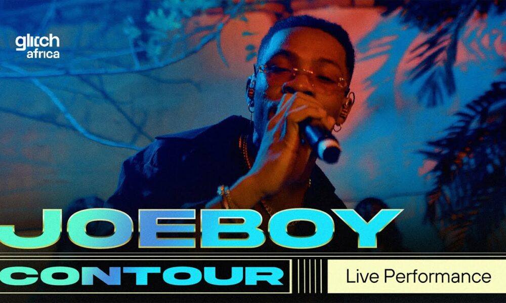 Watch Joeboy's beautiful performance of "Contour" on Glitch Africa ...