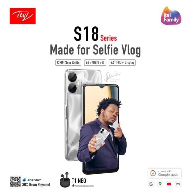 Check out itel’s Stylish S18 Series; Made for Vlogging | BellaNaija