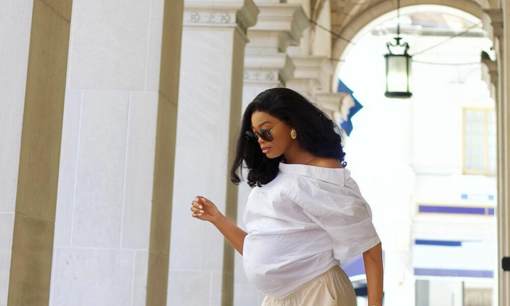 Haute Mama! Kie Kie's Cutest Baby Bump Instagram Moments | BellaNaija