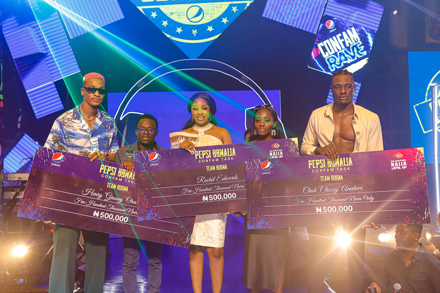 Pepsi Confam Rave: Pepsi Hosts BBN Season 7 Housemates and Present ...