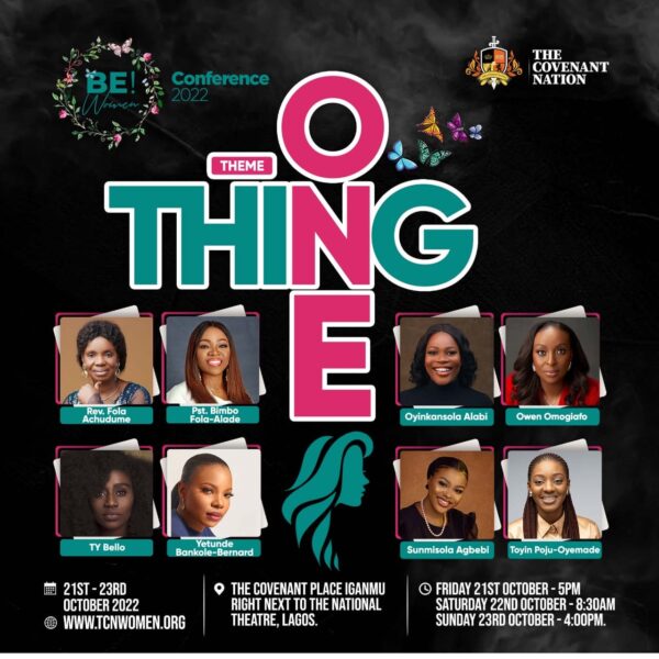 Covenant Nation presents BE! Women Conference themed ‘One Thing ...