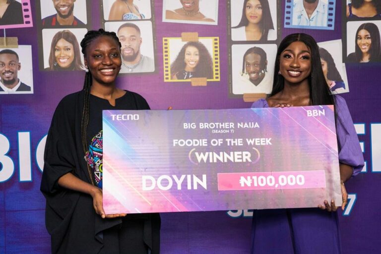 TECNO hosts the BBN Season 7 Level Up Housemates + Presented them Gifts ...