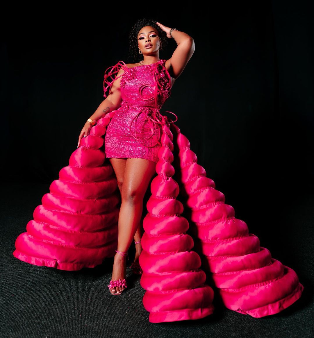 BN Style Spotlight: Boity Thulo Served a Sparkly Pink Look at the 2022 ...