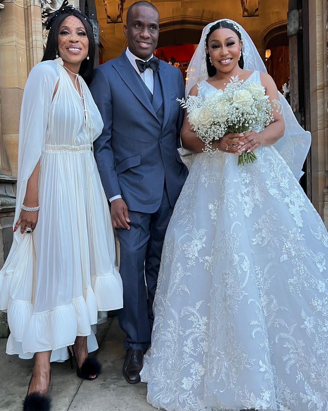 How Guests Turned Up for Rita Dominic & Fidelis Anosike's White Wedding ...