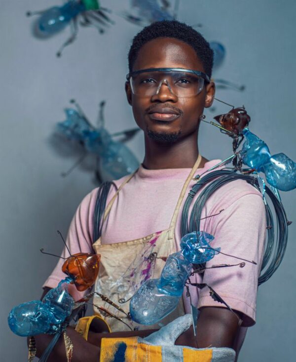 Nigerian visual artists Gbenga Adeku, Dotun Popoola & Samuel Anyanwu ...