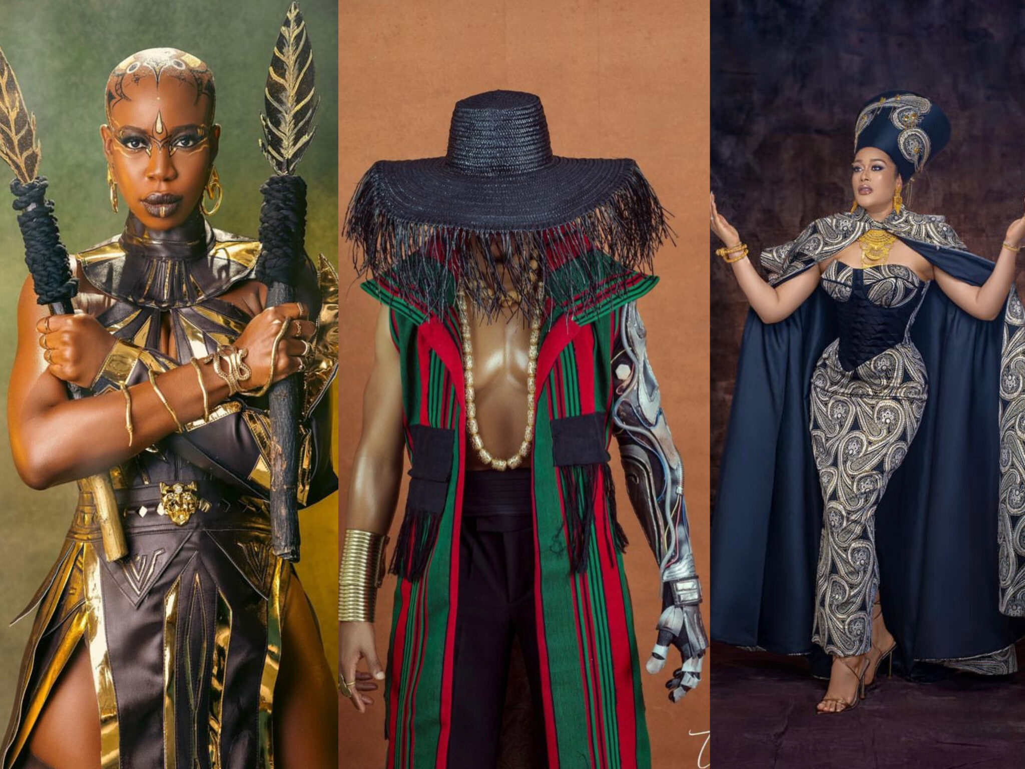 Allysyn, Elozonam, Sharon Ooja Spotted at the “Black Panther: Wakanda ...