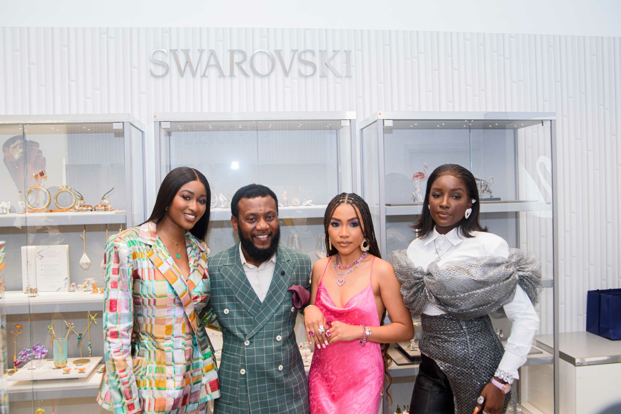 Swarovski Nigeria unveil Sanchan Elegushi, Kim Oprah, Ify Okoye ...