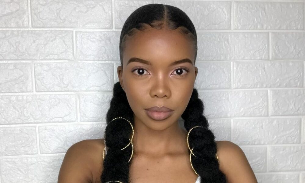 This is How You Achieve Double-Braided Ponytails with 4C Hair, Thanks Nthabiseng Petlane ...