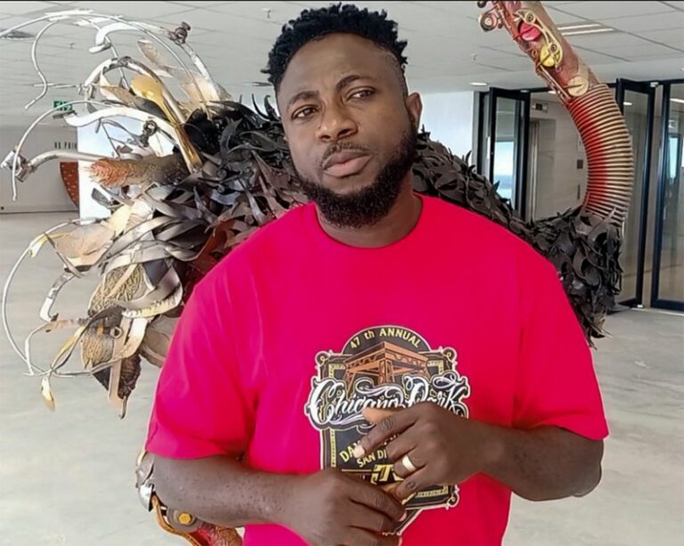 Nigerian visual artists Gbenga Adeku, Dotun Popoola & Samuel Anyanwu ...